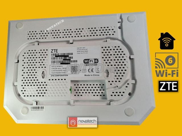 Routeur/ZTE ZXHN F6640-Fibre Optique-WIFI6- 5.8G/s | Accessoires ...