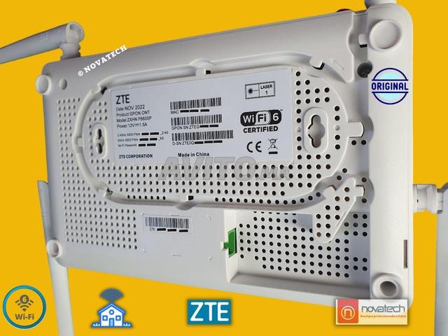 Routeur-Fibre Optique-ZTE F6600P WIFI6- AX3000Mbps | Accessoires ...