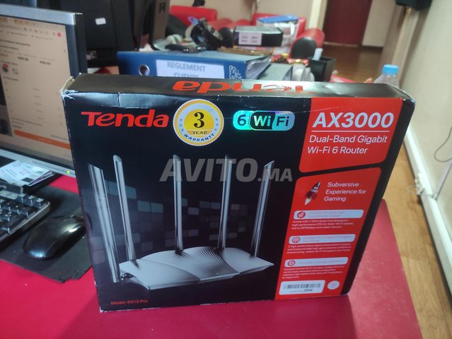 Routeur Tenda RX12 WiFi 6 | أجهزة ب الدار البيضاء | Avito.ma Routeur Tenda RX12 WiFi 6 | أجهزة ب الدار البيضاء | Avito.ma
