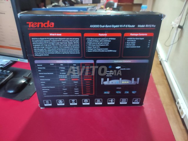Routeur Tenda RX12 WiFi 6 | أجهزة ب الدار البيضاء | Avito.ma Routeur Tenda RX12 WiFi 6 | أجهزة ب الدار البيضاء | Avito.ma