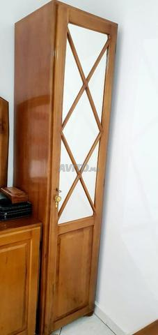 lit double chambre à coucher غرفة نوم خشب | Meubles à Rabat | Avito.ma