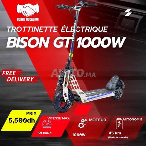 Trottinette Bison Gt 1000w au Meilleur Prix (66 Annonces)