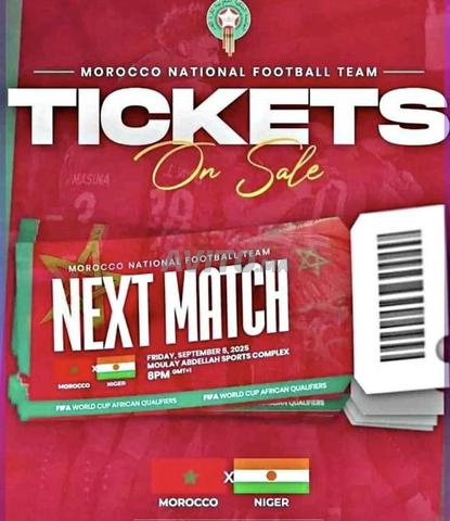 Tickets Maroc Vs Niger Cat 3 | Voyages et billetterie à Rabat | Avito.ma