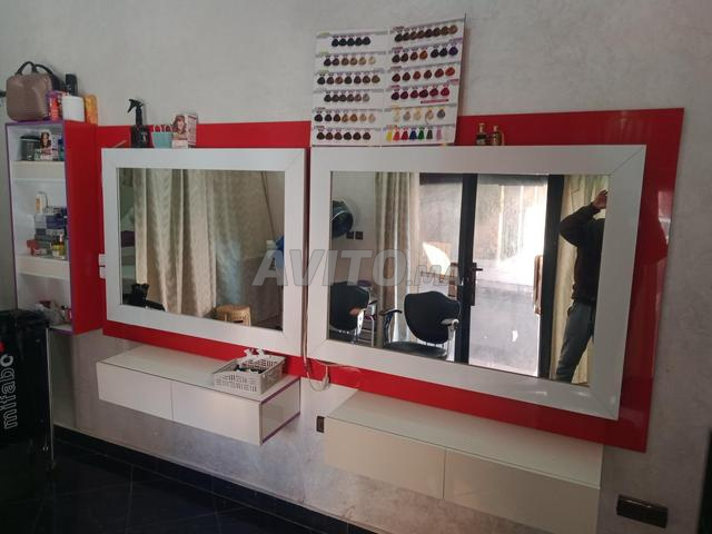 Ensemble miroirs salon de coiffure professionnel | Coiffure et ...