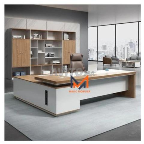 bureau prestige avec table de bas et Bibliotheque | Meubles à Agadir ...